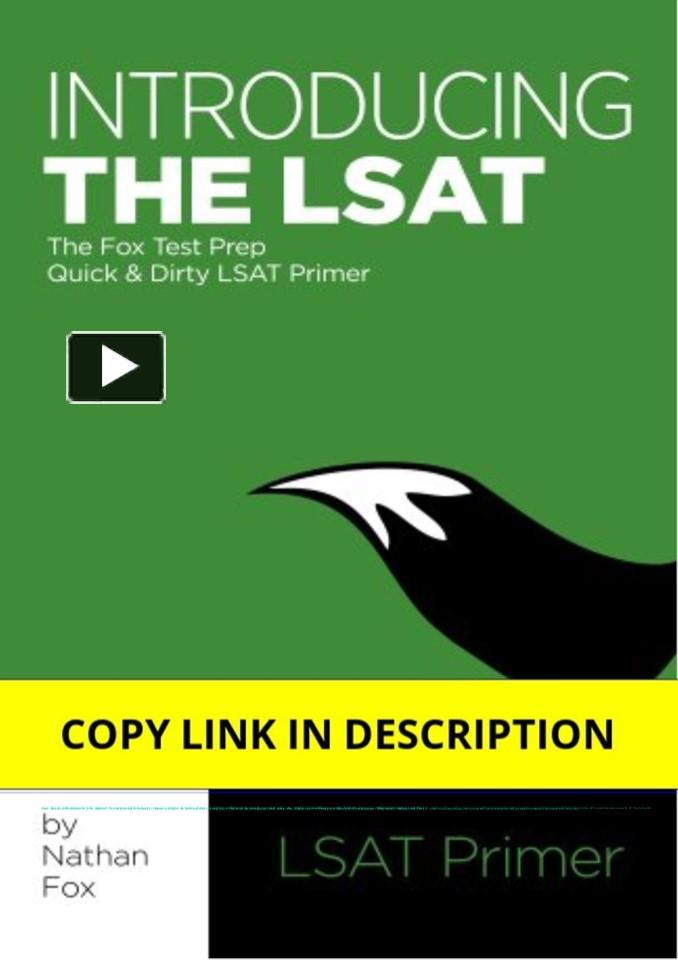 PDF Introducing the LSAT: The Fox Test Prep Quick & Dirty LSAT Primer ...