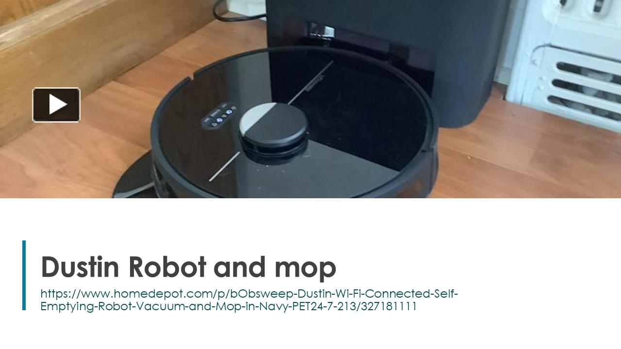 Dustin-Robot-and-mop presentation | free to download