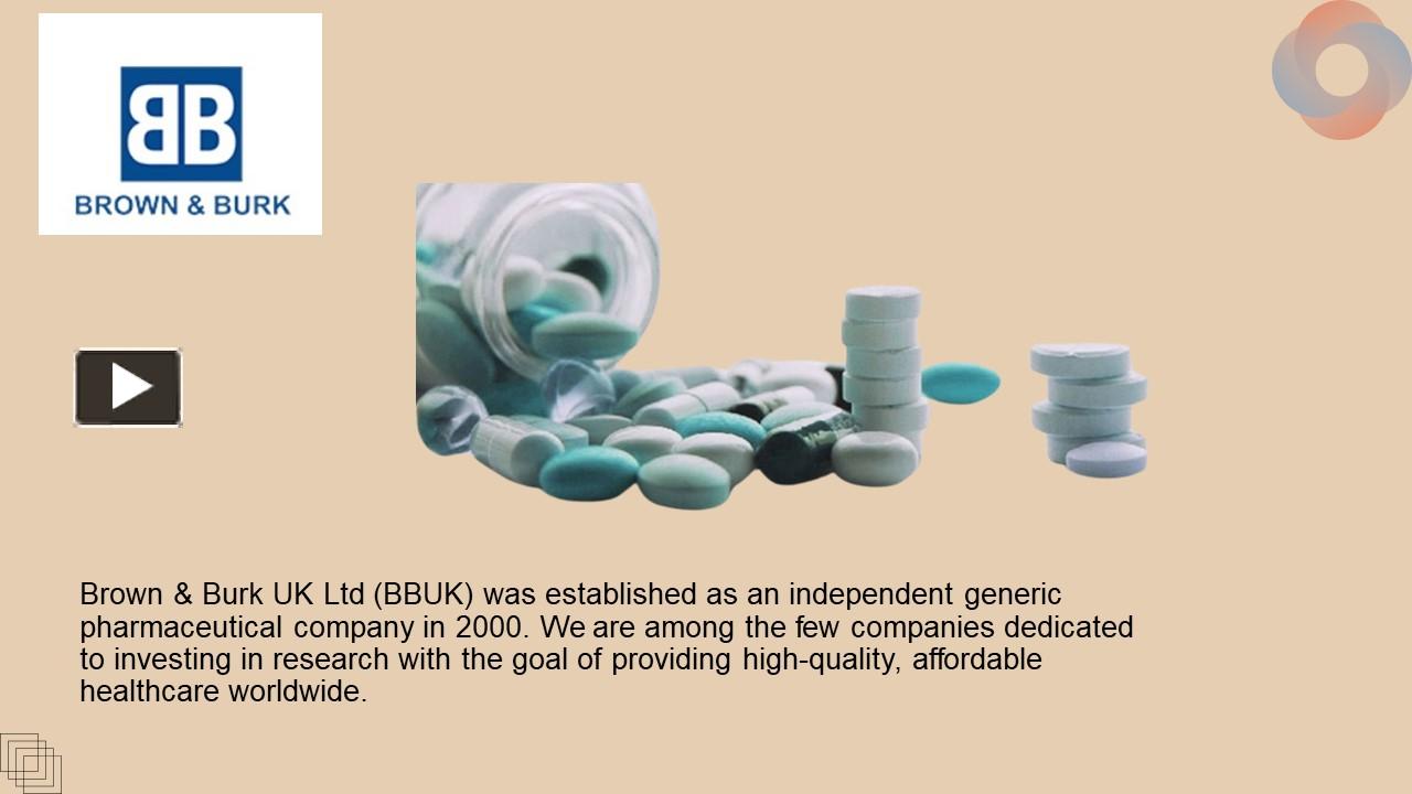 PPT – Generic Pharmaceutical Company In UK | PowerPoint presentation ...