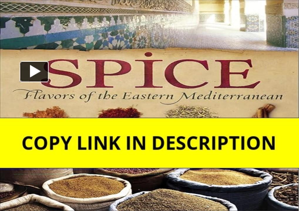 PPT – pdf download Spice: Flavors of the Eastern Mediterranean ...