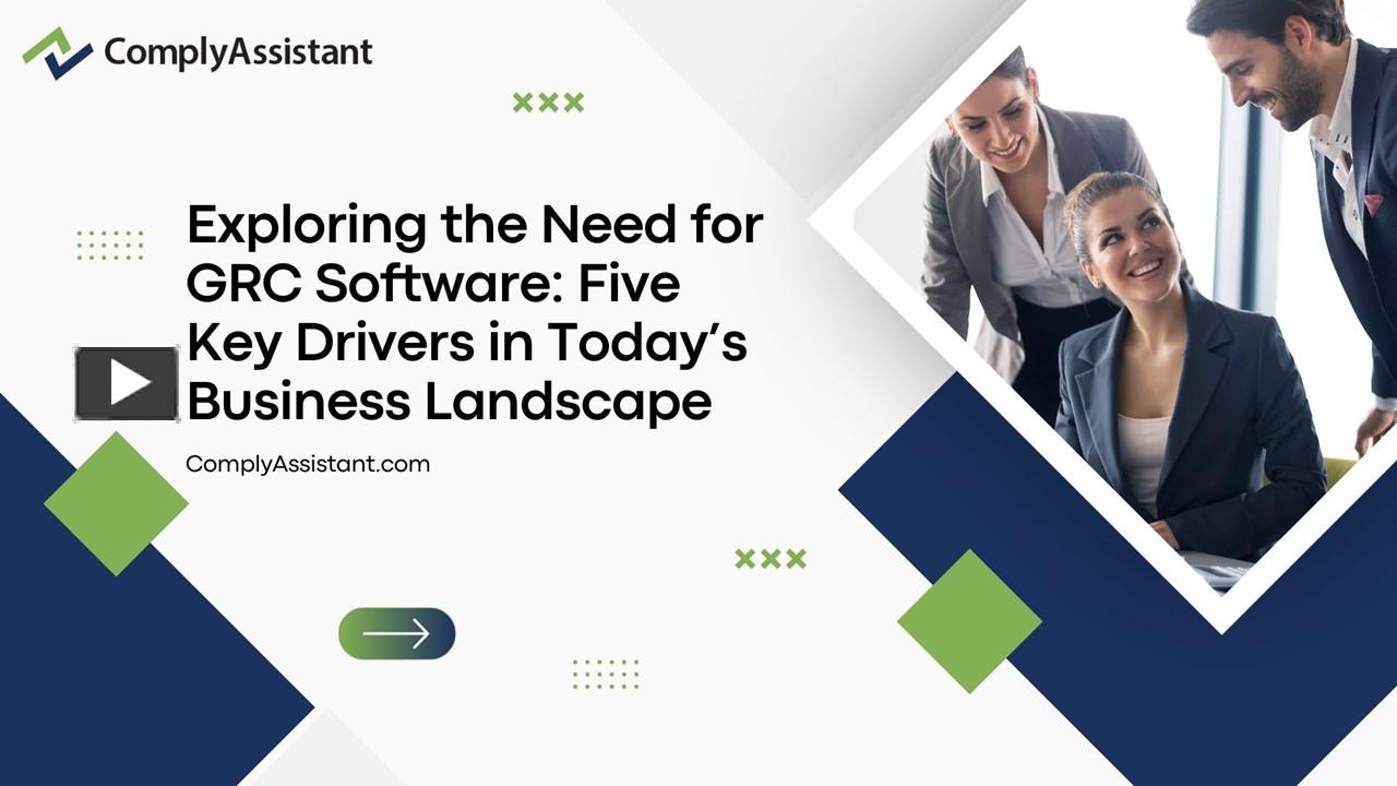PPT – Understanding the Critical Need for GRC Software in Modern ...