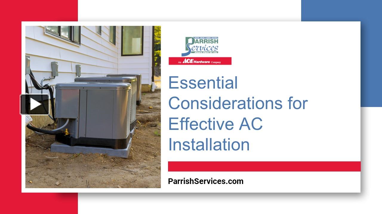 Key Considerations for Successful AC Installation: Expert Guide ...