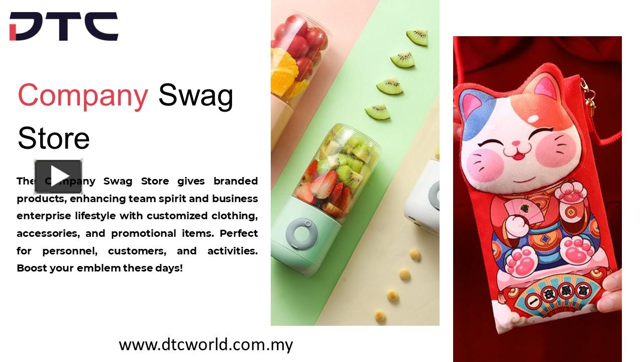 PPT – Company Swag Store PowerPoint presentation | free to download ...