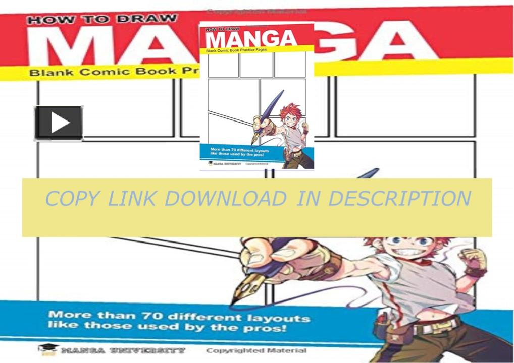 Ebook⚡(Download )⚡ How to Draw Manga: Blank Comic Book Practice Pages ...