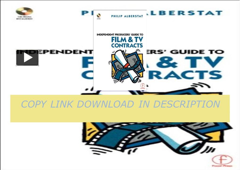 PPT – ⚡PDF⚡ Independent Producers' Guide to Film and TV Contracts ...