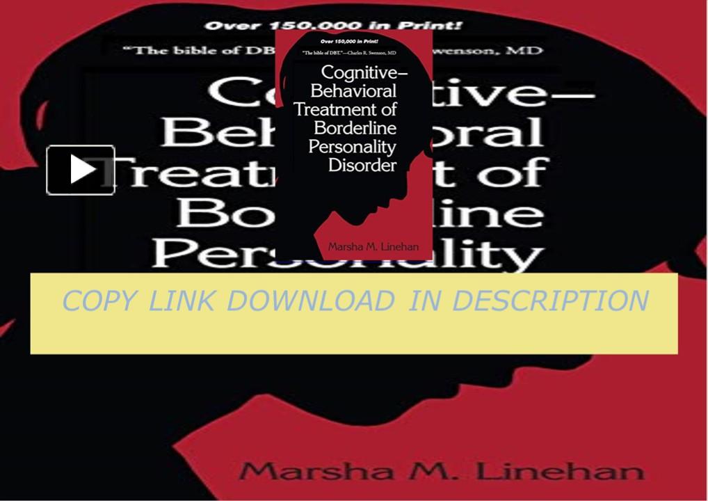 PPT – Kindle⚡(online⚡PDF) Cognitive-Behavioral Treatment of Borderline ...