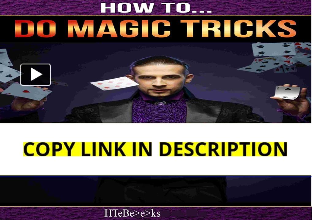 ⚡PDF_ How To Do Magic Tricks: Quick Start Guide ('How To' Books ...