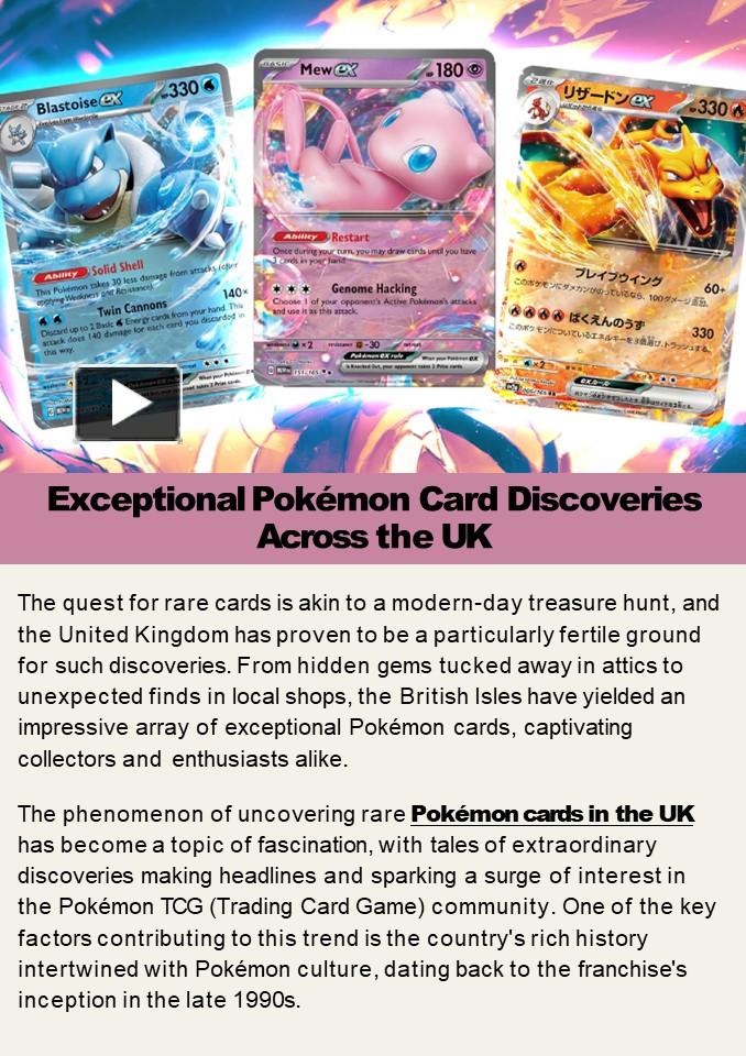 PPT – Exceptional Pokémon Card Discoveries Across the UK PowerPoint ...