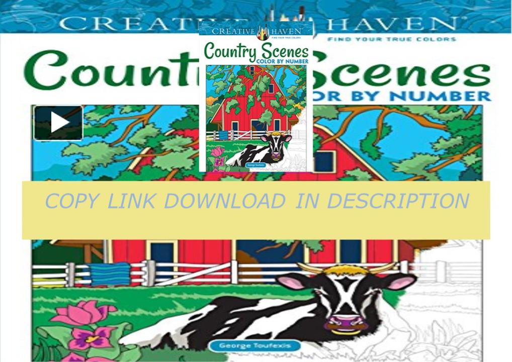 PPT – ⚡️PDF⚡️ Creative Haven Country Scenes Color by Number Coloring ...