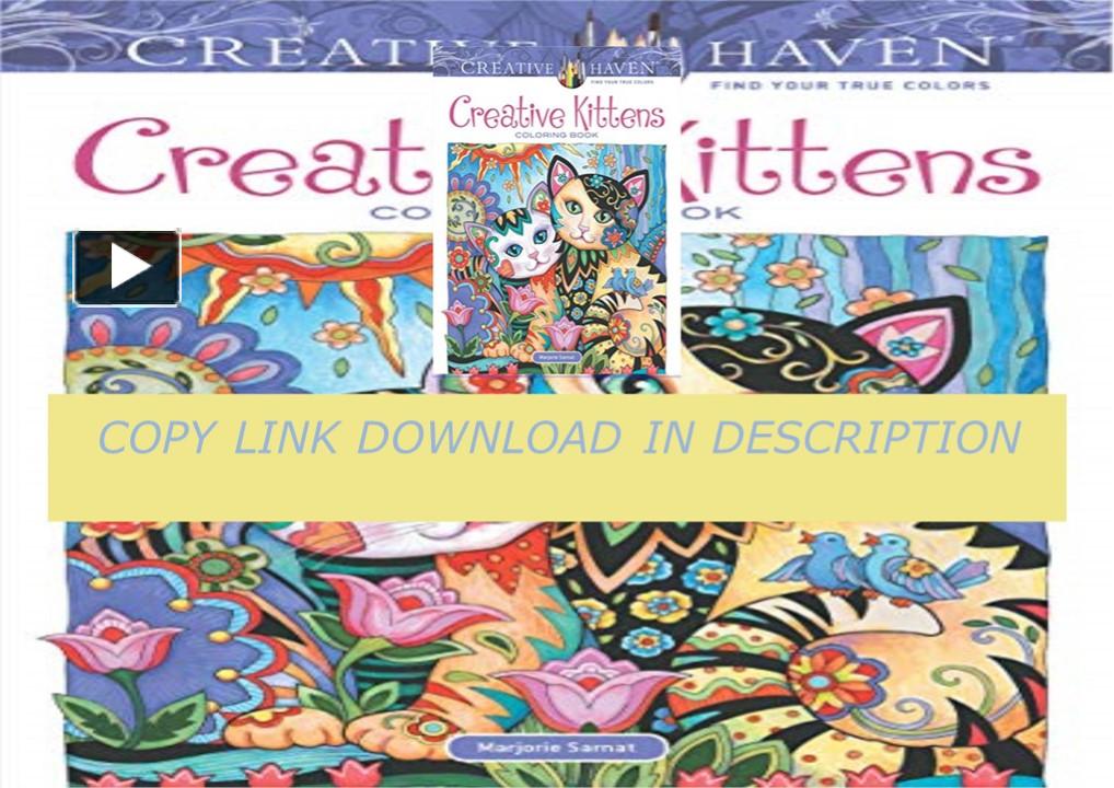 PPT – ⚡️PDF⚡️ Adult Coloring Creative Kittens Coloring Book (Creative ...
