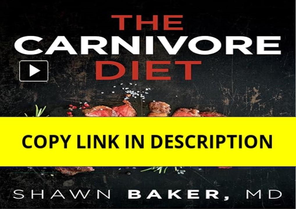 PPT – pdf Carnivore Diet PowerPoint presentation | free to download ...