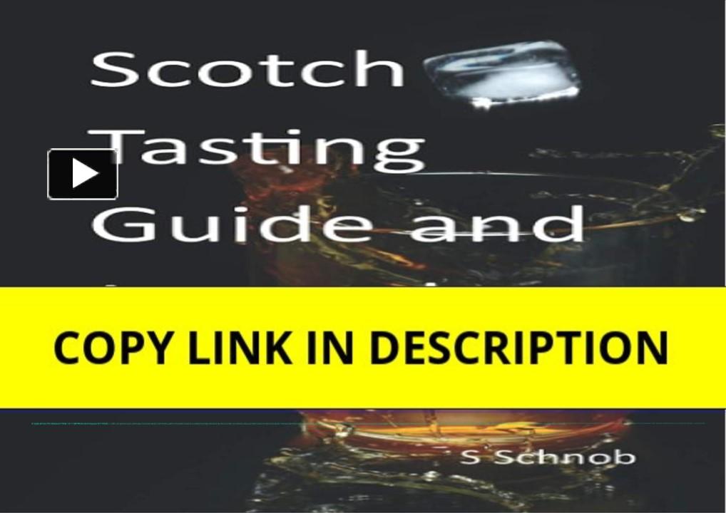 PPT – [DOWNLOAD]⚡️PDF ️ Scotch Tasting Guide and Journal: A logbook for ...