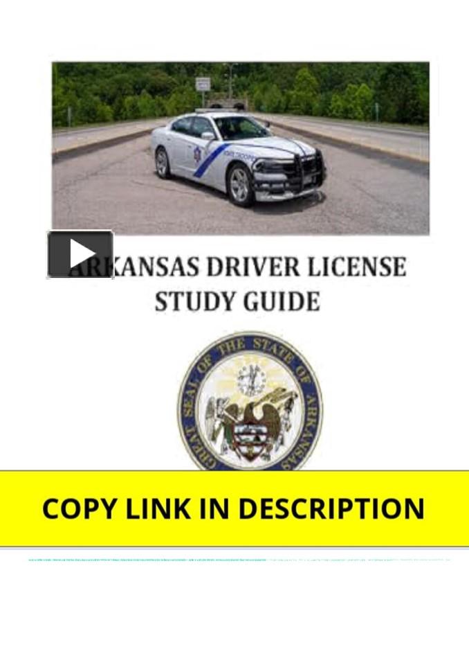 PPT – Download (PDF) Arkansas Driver License Test Study Guide [Revised ...