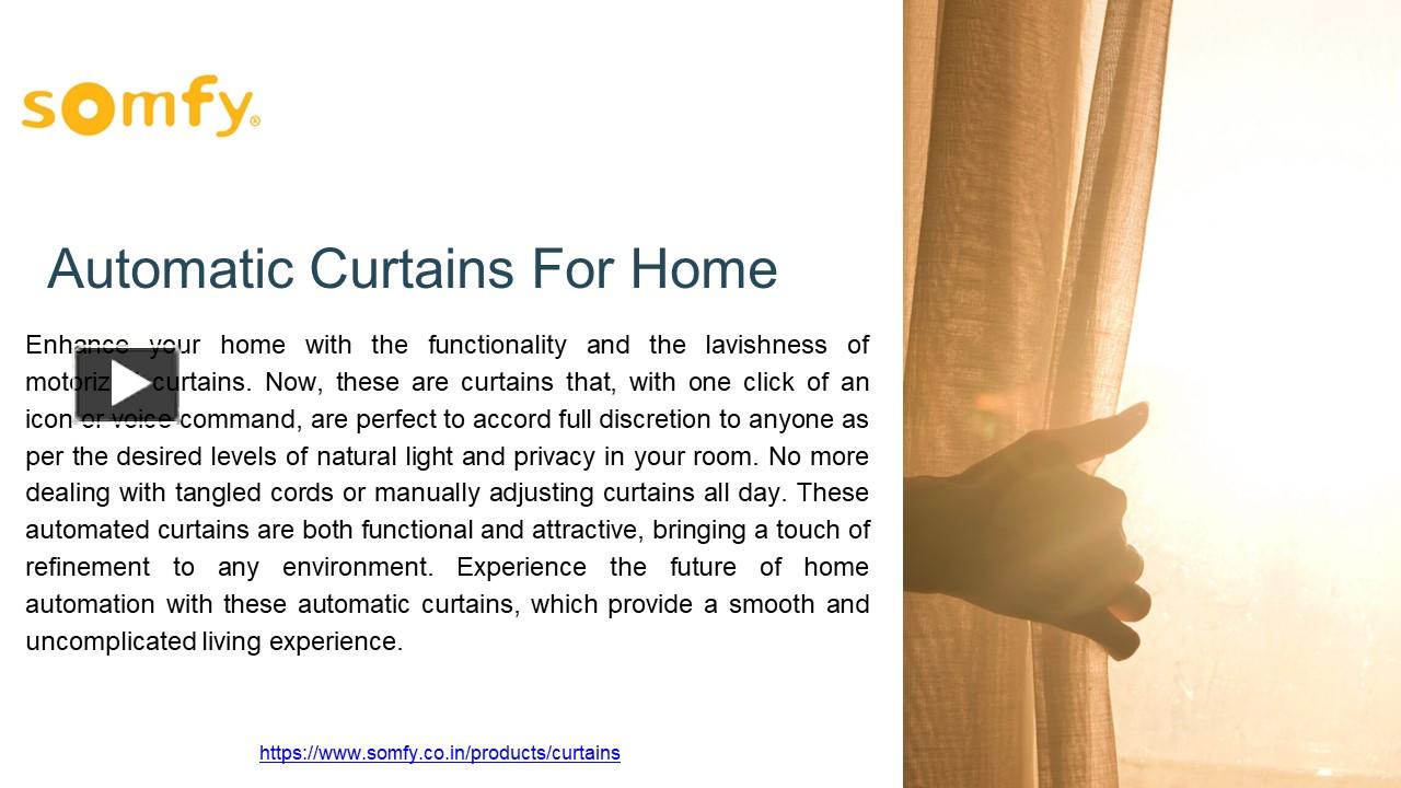 PPT – Automatic Curtains For Home PowerPoint presentation | free to ...