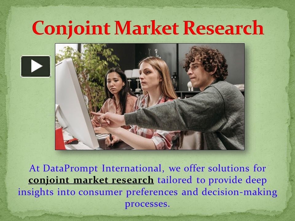 PPT – Conjoint Market Research PowerPoint presentation | free to ...