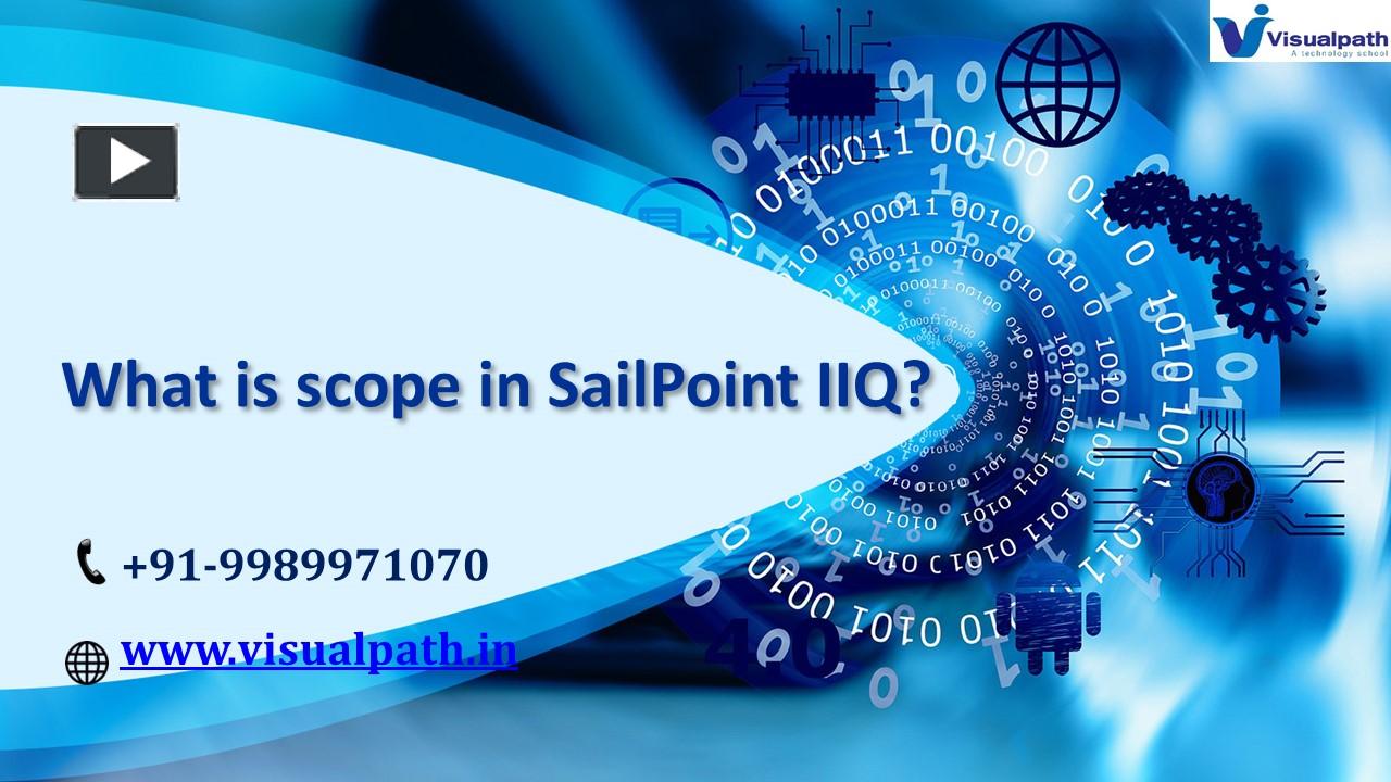 Sailpoint Online Training | Sailpoint Identity IQ Training presentation ...