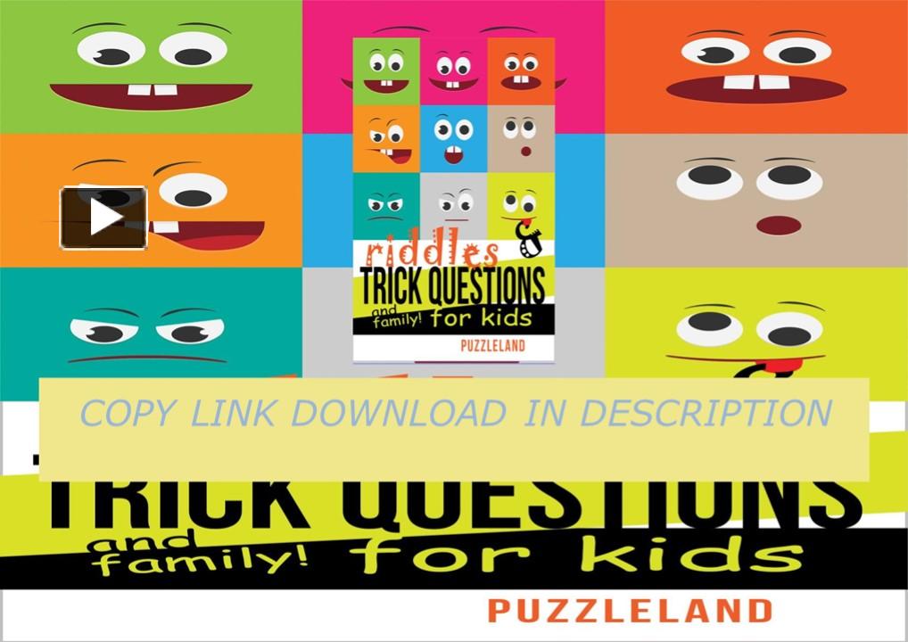 PPT – Download ⚡️(PDF)⚡️ Riddles and Trick Questions For Kids and ...