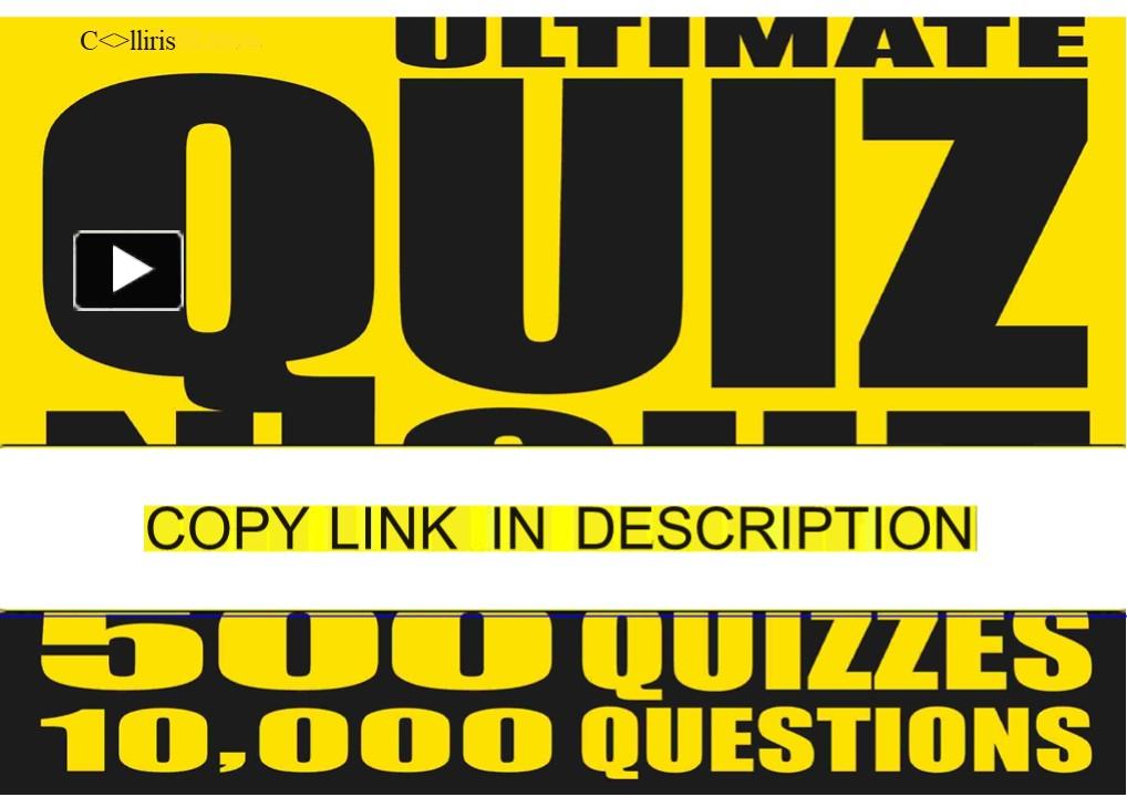 PPT – ⚡PDF_ Collins Ultimate Quiz Night PowerPoint presentation | free ...