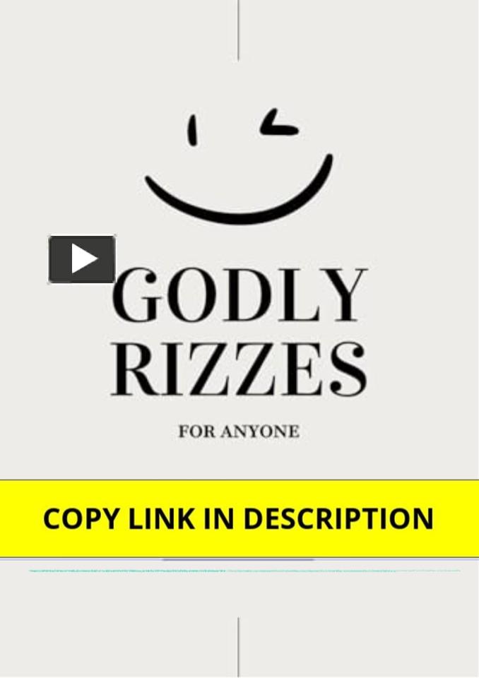 Ebook (download) Godly Rizzes: Learn how to obtain Rizz Paperback â ...