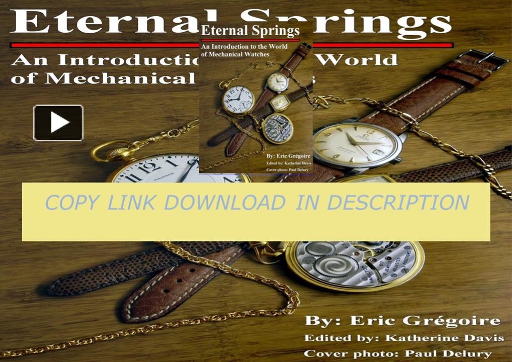 PPT – Download ⚡️PDF⚡️ Eternal Springs: An Introduction to the World of ...