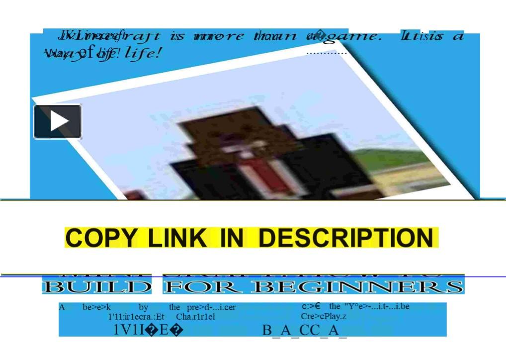 PPT – [PDF]⚡ Minecraft: How To Build For Beginners PowerPoint ...