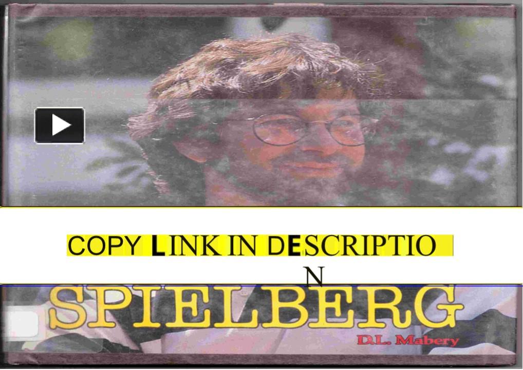 PPT – read pdf Steven Spielberg (Entertainment World) PowerPoint ...