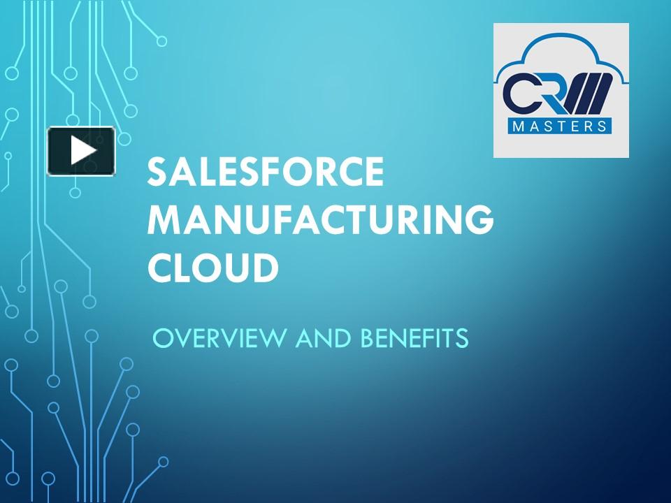 PPT – Salesforce Manufacturing Clouds Overview And Benefits With Crm ...