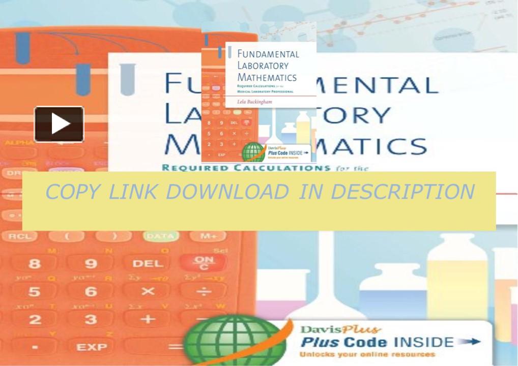 PPT – Download ⚡️PDF ️ Fundamental Laboratory Mathematics: Required ...
