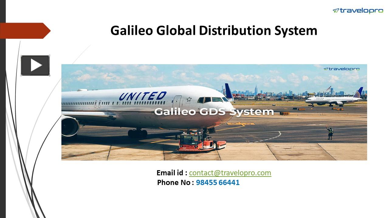 Galileo Global Distribution System presentation | free to download