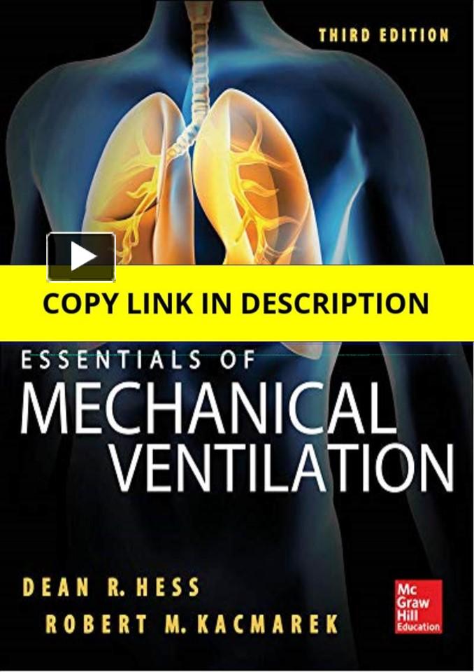 PPT – [PDF] Essentials of Mechanical Ventilation 3rd Edition Full ...
