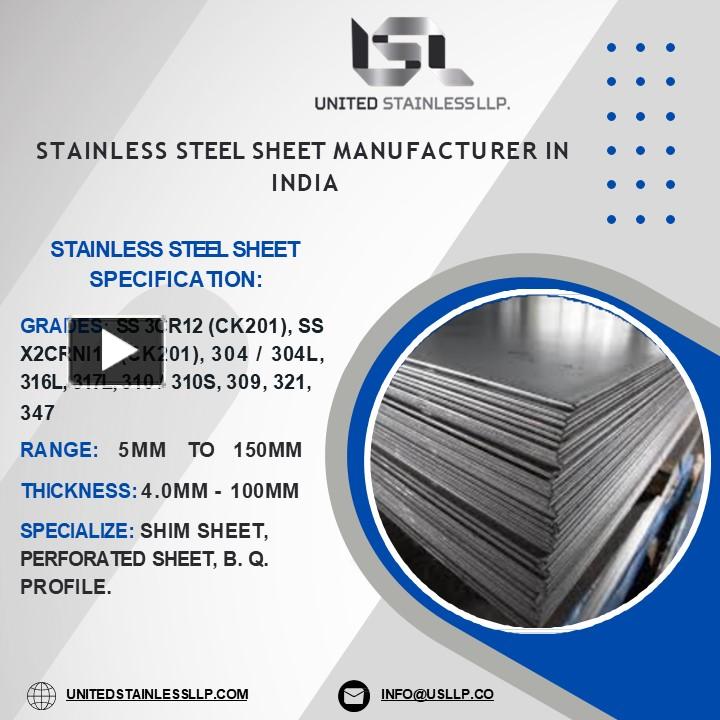 PPT – Sheets | Plates | Round Bar | Coils | Shims | Foil | United ...