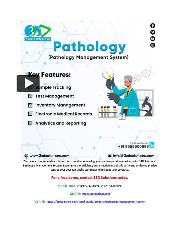 PPT – Best Pathology Management System in Saudi Arabia PowerPoint ...