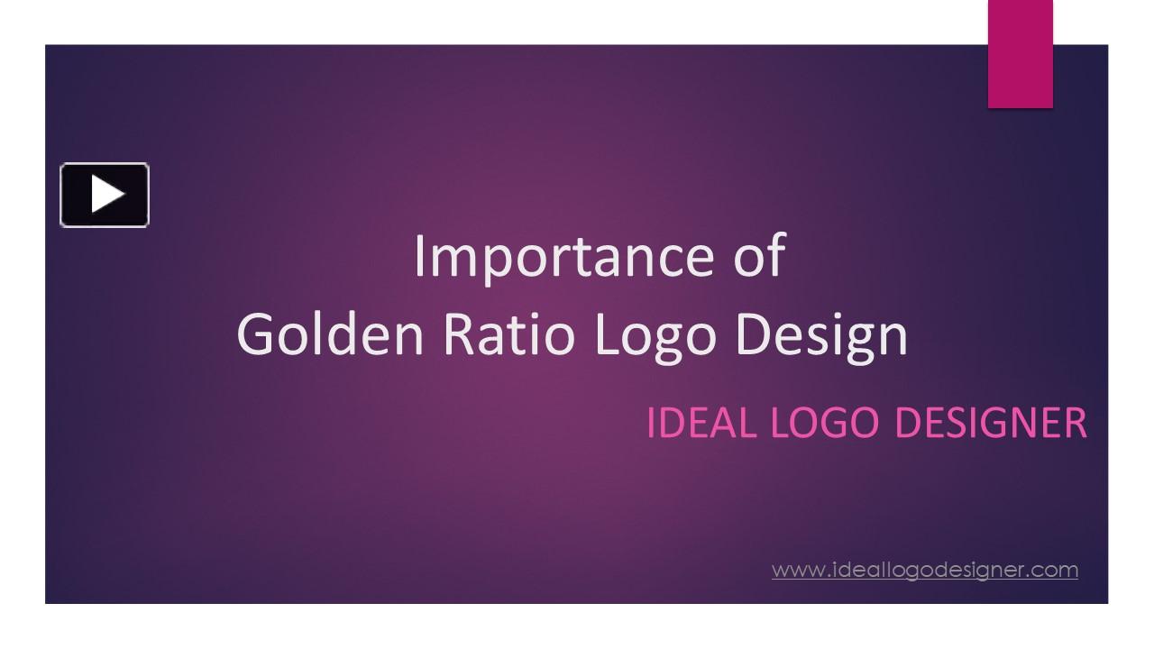 PPT – Golden Ratio Logo design in india|Ideal Logo Designer PowerPoint ...