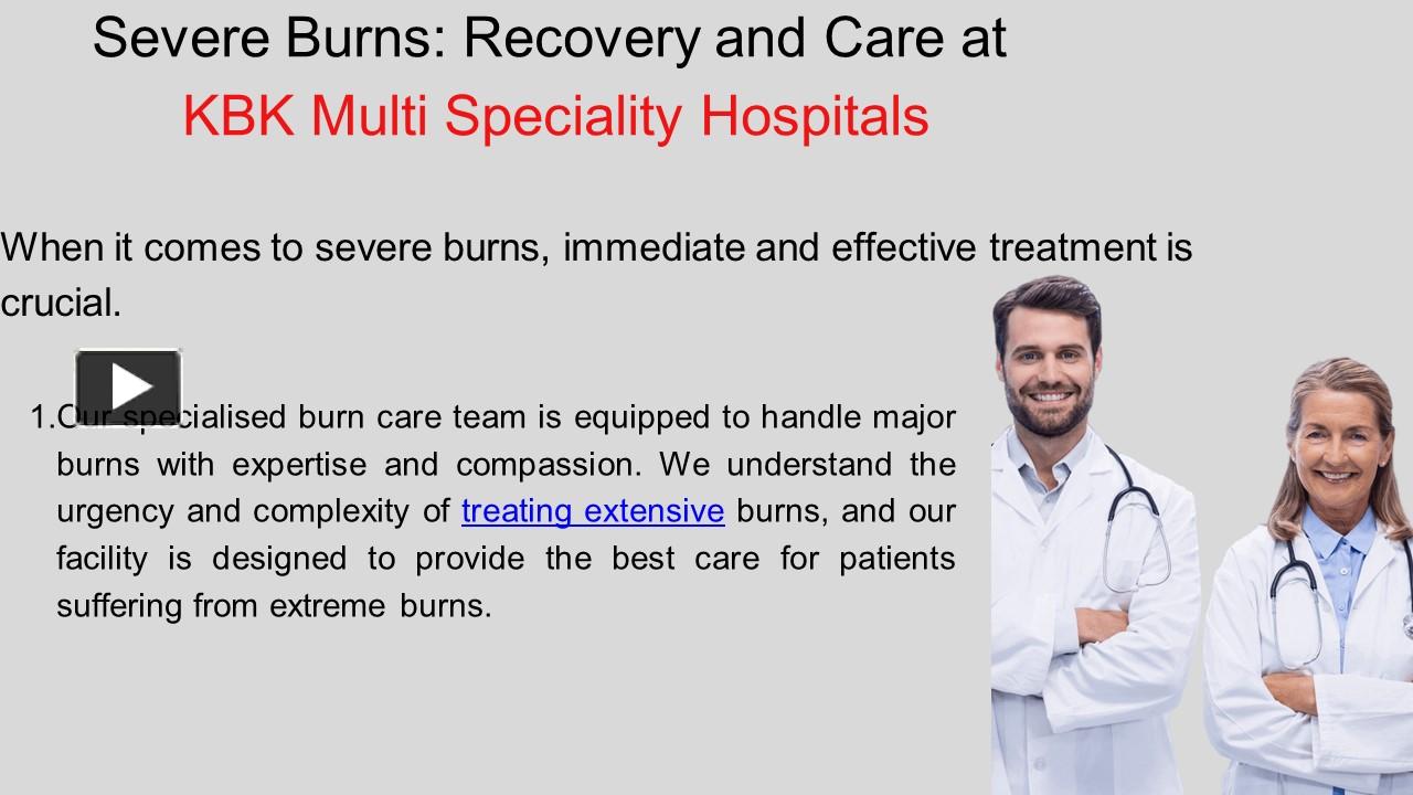 extensive burns presentation | free to download