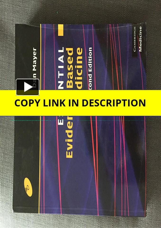 PPT – (PDF) Essential Evidence-based Medicine with CD-ROM Free ...