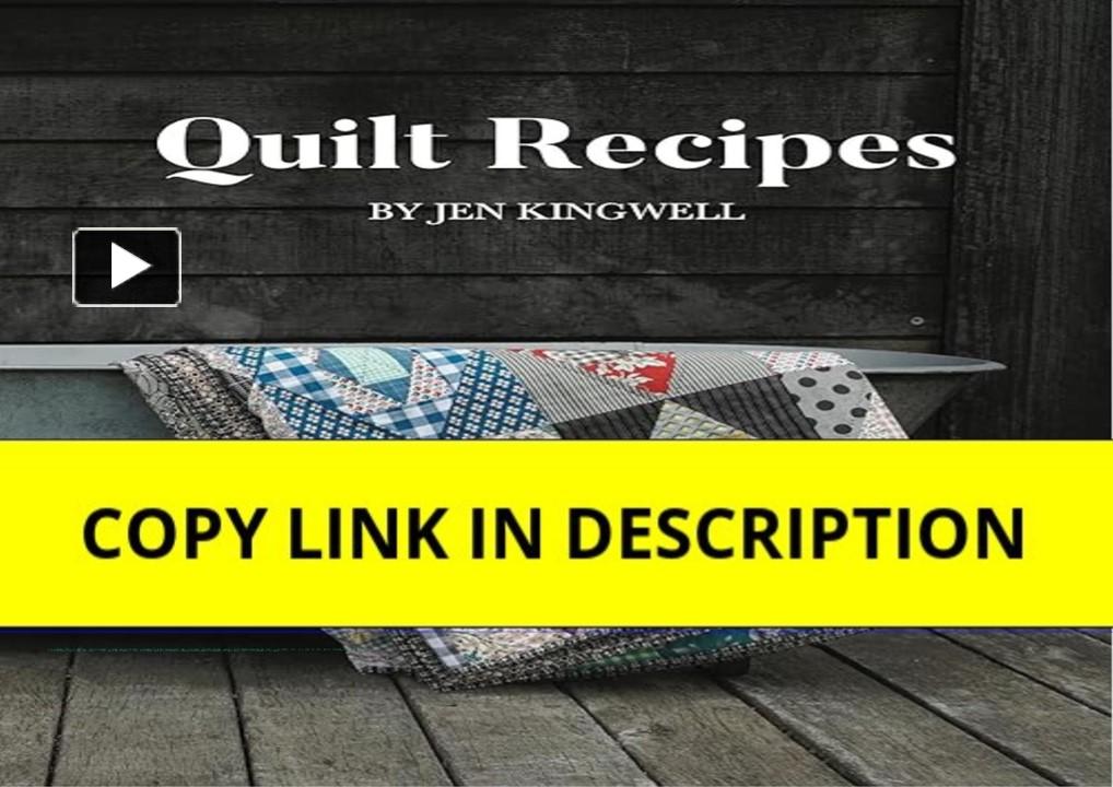 PPT – pdf Quilt Recipes PowerPoint presentation | free to download - id ...