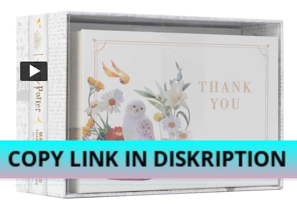 PPT – EPUB DOWNLOAD Harry Potter: Magical World Thank You Boxed Cards ...