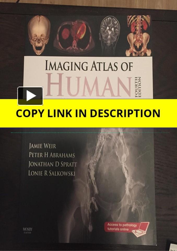 PDF Imaging Atlas of Human Anatomy Kindle presentation | free to download