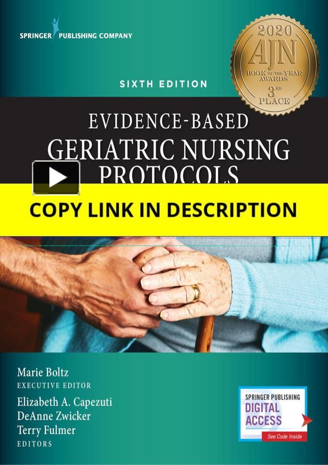 PPT – (PDF) Evidence-Based Geriatric Nursing Protocols for Best ...