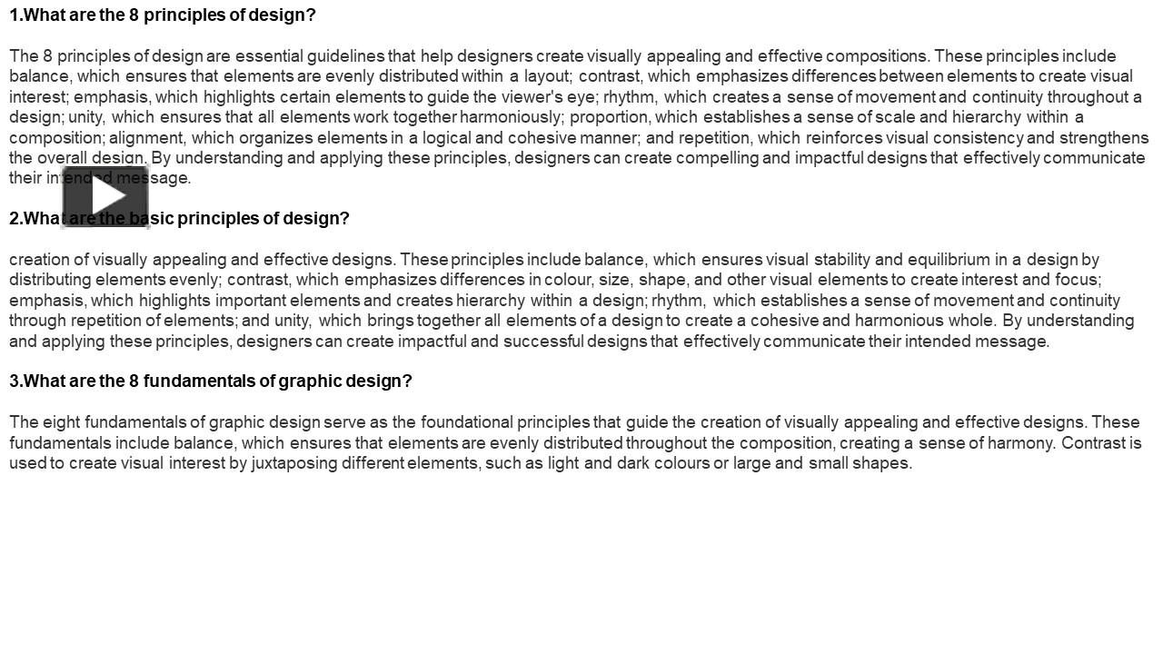 Elevate Your Work with These 8 Fundamental Principles presentation ...