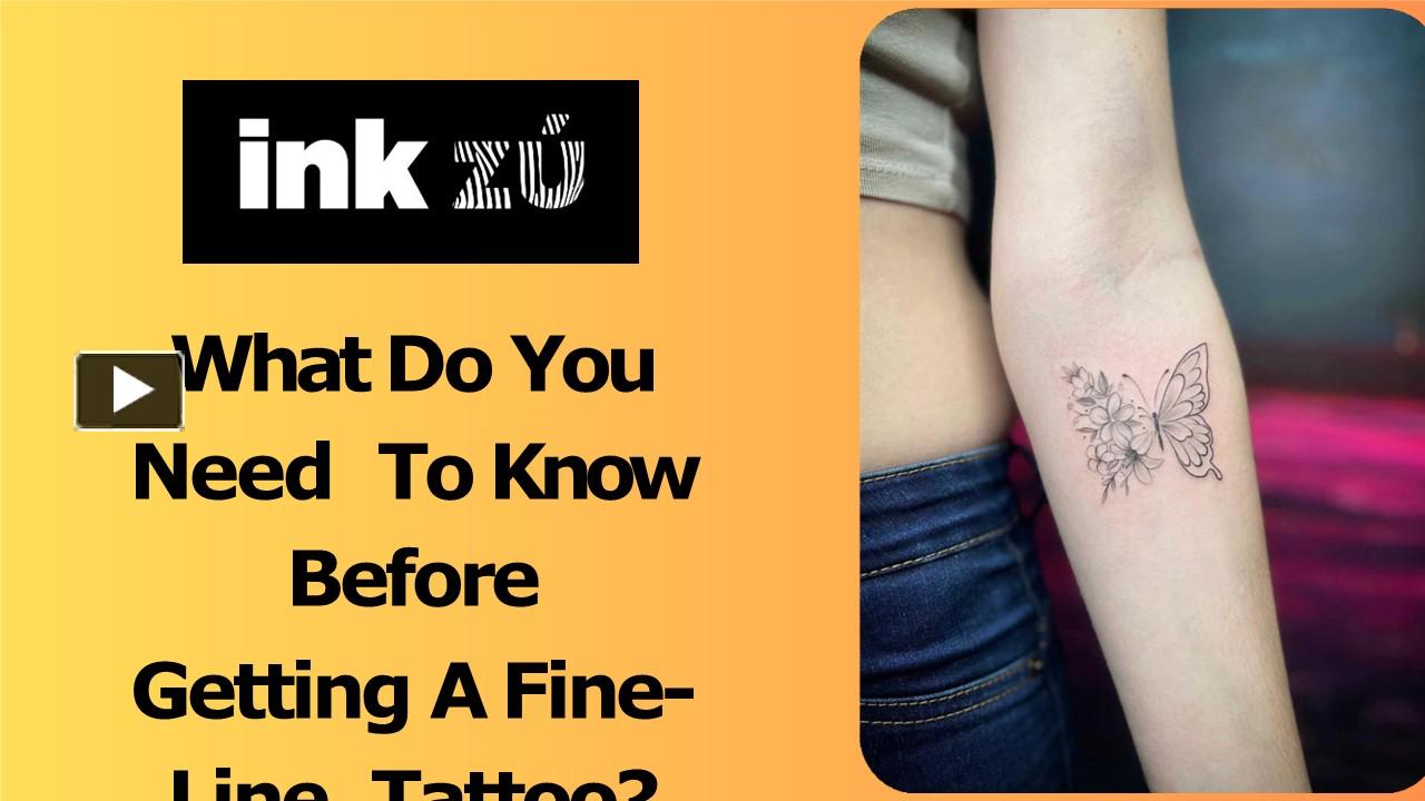 What Do You Need To Know Before Getting A Fine-Line Tattoo? (1 ...