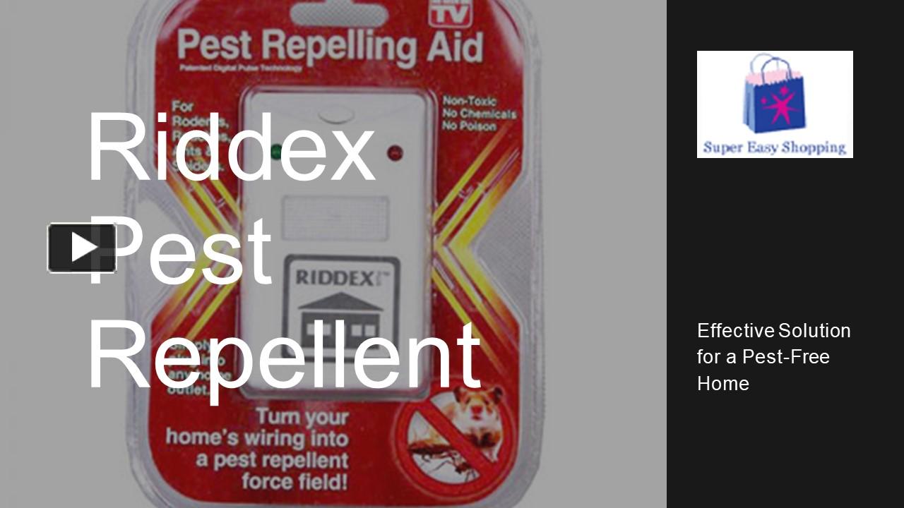 PPT – Riddex Pest Repellent PowerPoint presentation | free to download ...