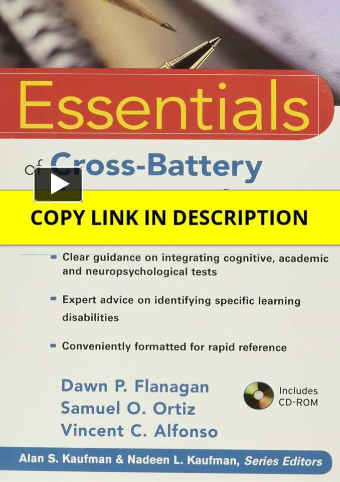 (PDF) Essentials of Cross-Battery Assessment Full presentation | free ...