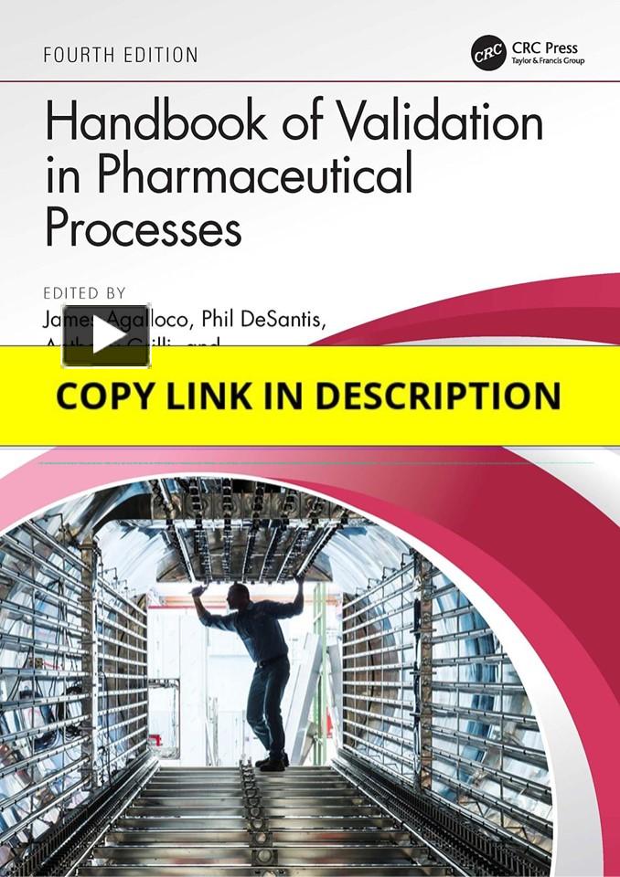 PDF Handbook of Validation in Pharmaceutical Processes, Fourth Edition ...