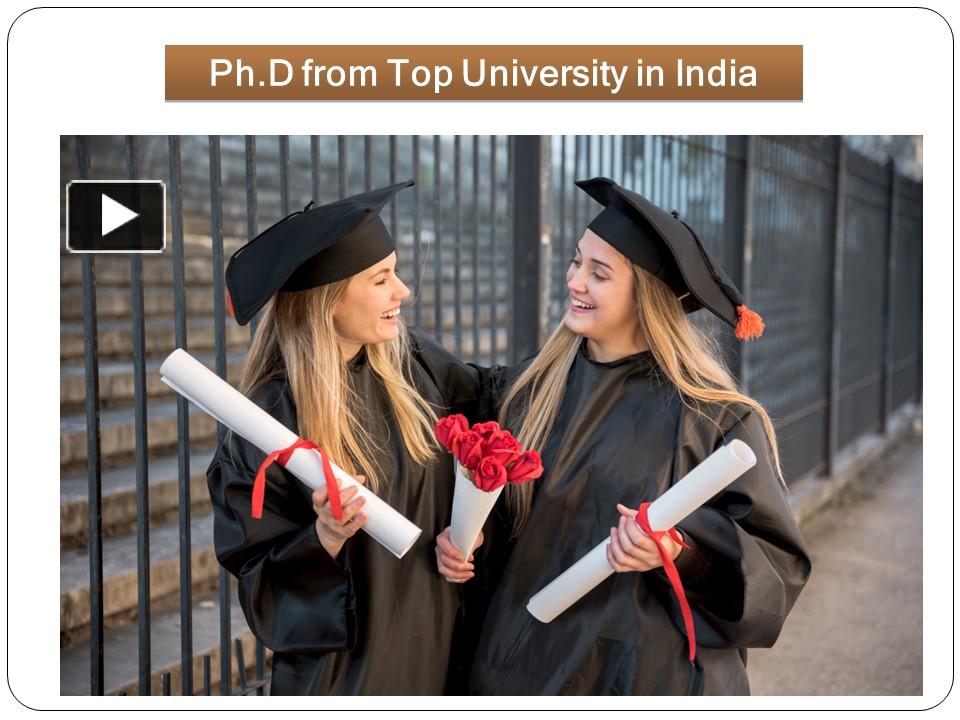 Best University, Courses for PhD in India - Phd Colleges in India (1 ...