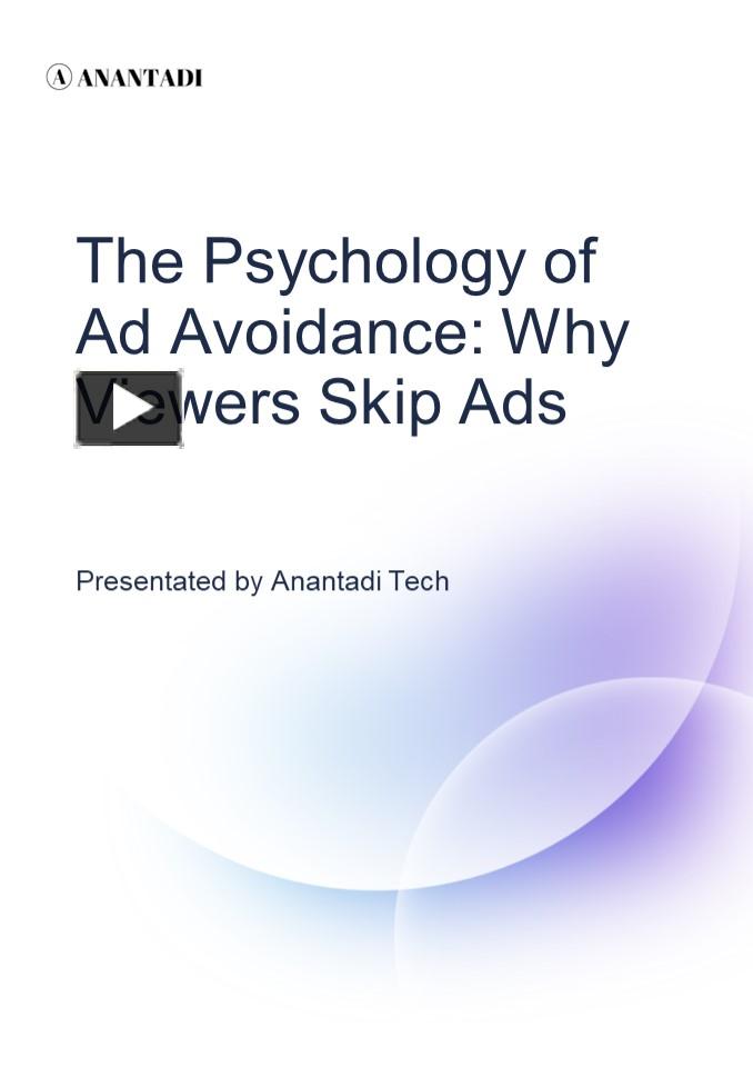 The Psychology of Ad Avoidance: Why Viewers Skip Ads presentation ...