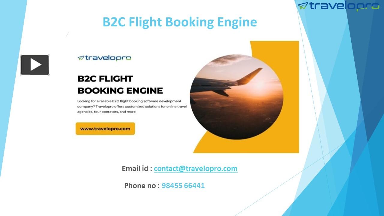 PPT – B2C Flight Booking Engine PowerPoint presentation | free to ...
