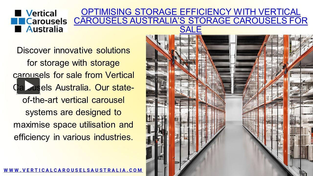 Optimising Storage Efficiency with Vertical Carousels Australia’s ...