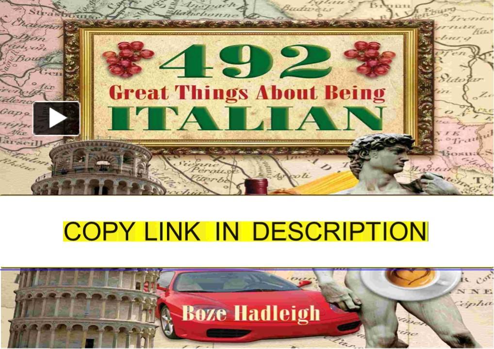 PPT – ⚡PDF_ 492 Great Things About Being Italian PowerPoint ...