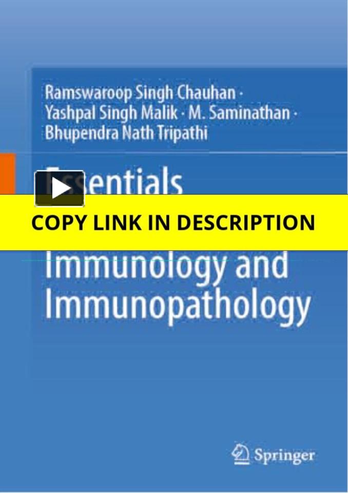PDF Essentials of Veterinary Immunology and Immunopathology 2024th ...